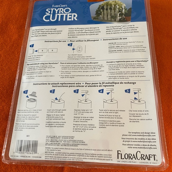 Floracraft | Art | Floracraft 6 The Styro Wonder Cutter Battery Powered ...